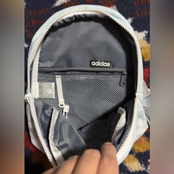 adidas | Bags | Adidas Mini Backpack In Baby Blue | Poshmark